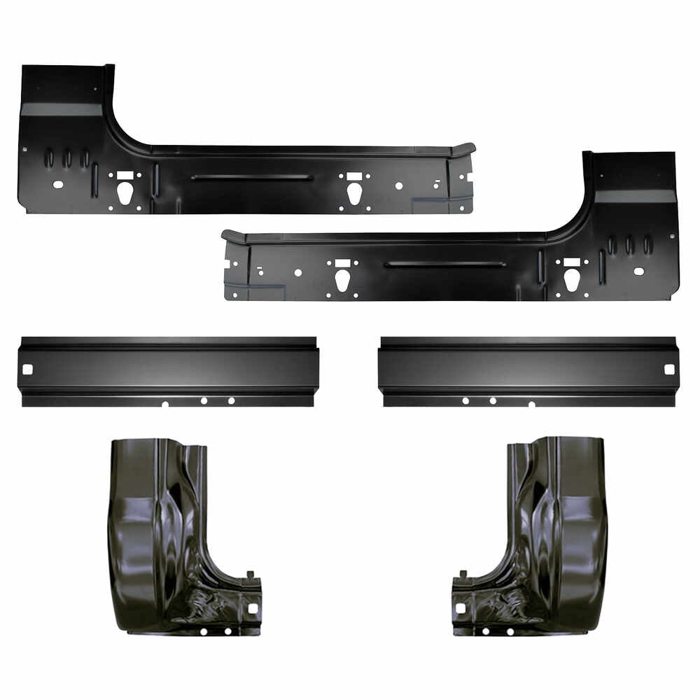 Inner and Outer Rocker panel with Cab Corner Kit - 6 Pcs. Fits 99-16 ...