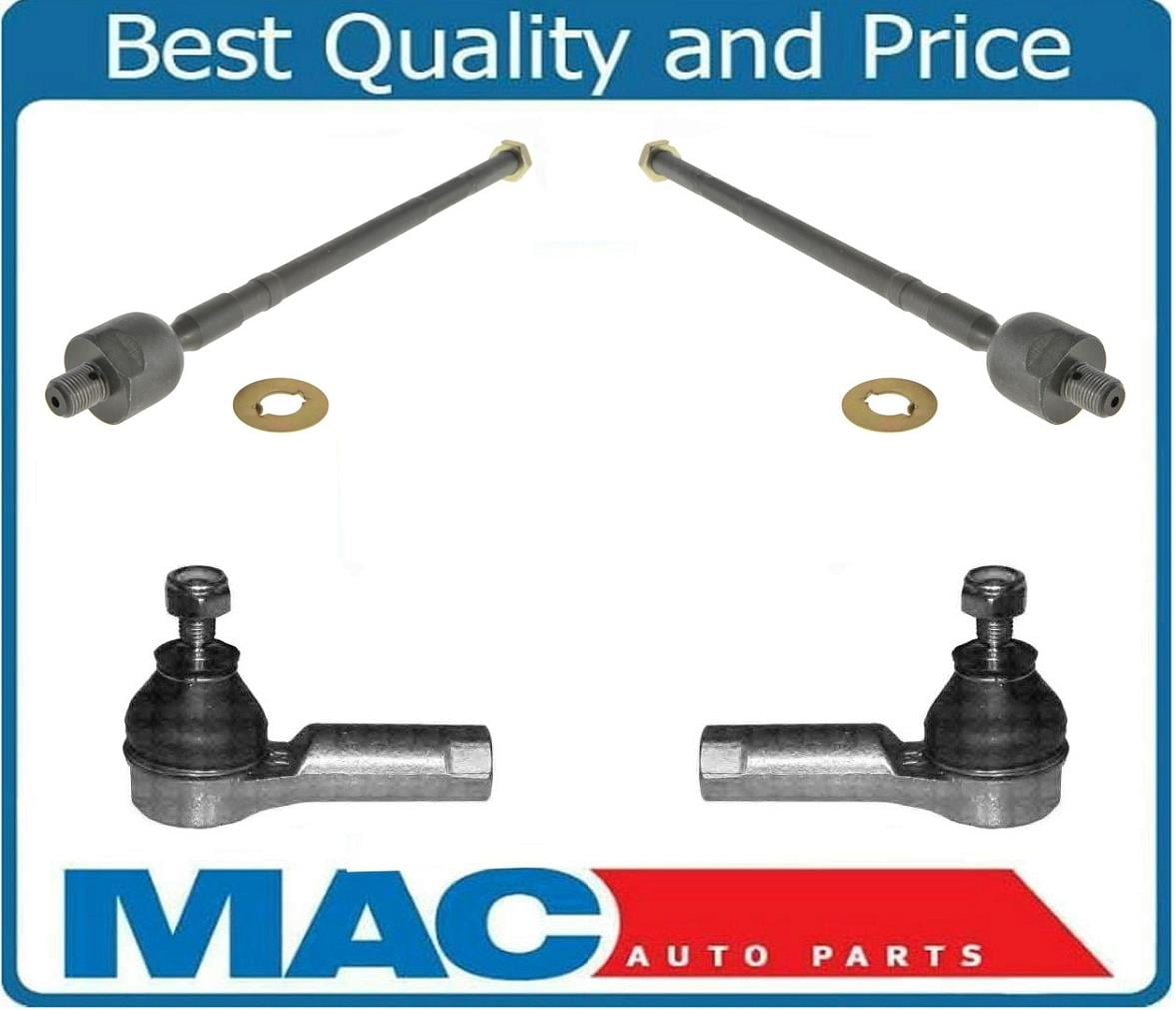 Inner and Outer Tie Rod End Pair Kit For 2003-2006 Mitsubishi Outlander ...