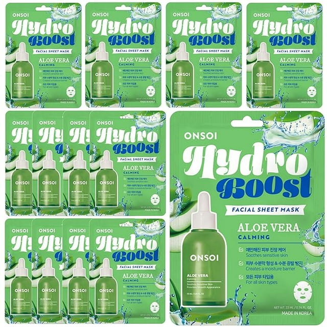 Innerest 12 PK ONSOI Hydro Boost Face Masks Skincare Korean Skin Care ...