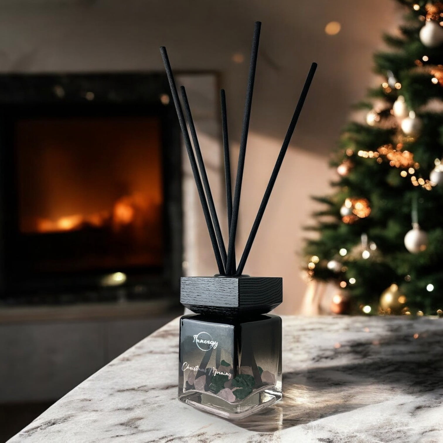 Innergy Christmas Morning Crystal-Infused Reed Diffuser – 100ml ...