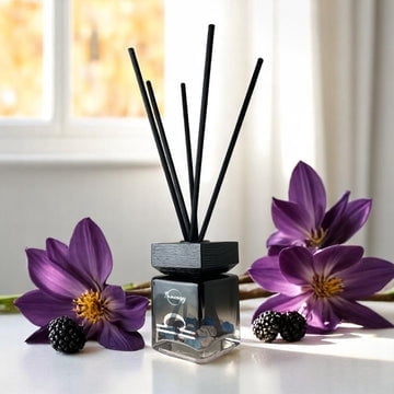 Innergy Libra Zodiac Crystal-Infused Reed Diffuser – 100ml Aromatherapy ...