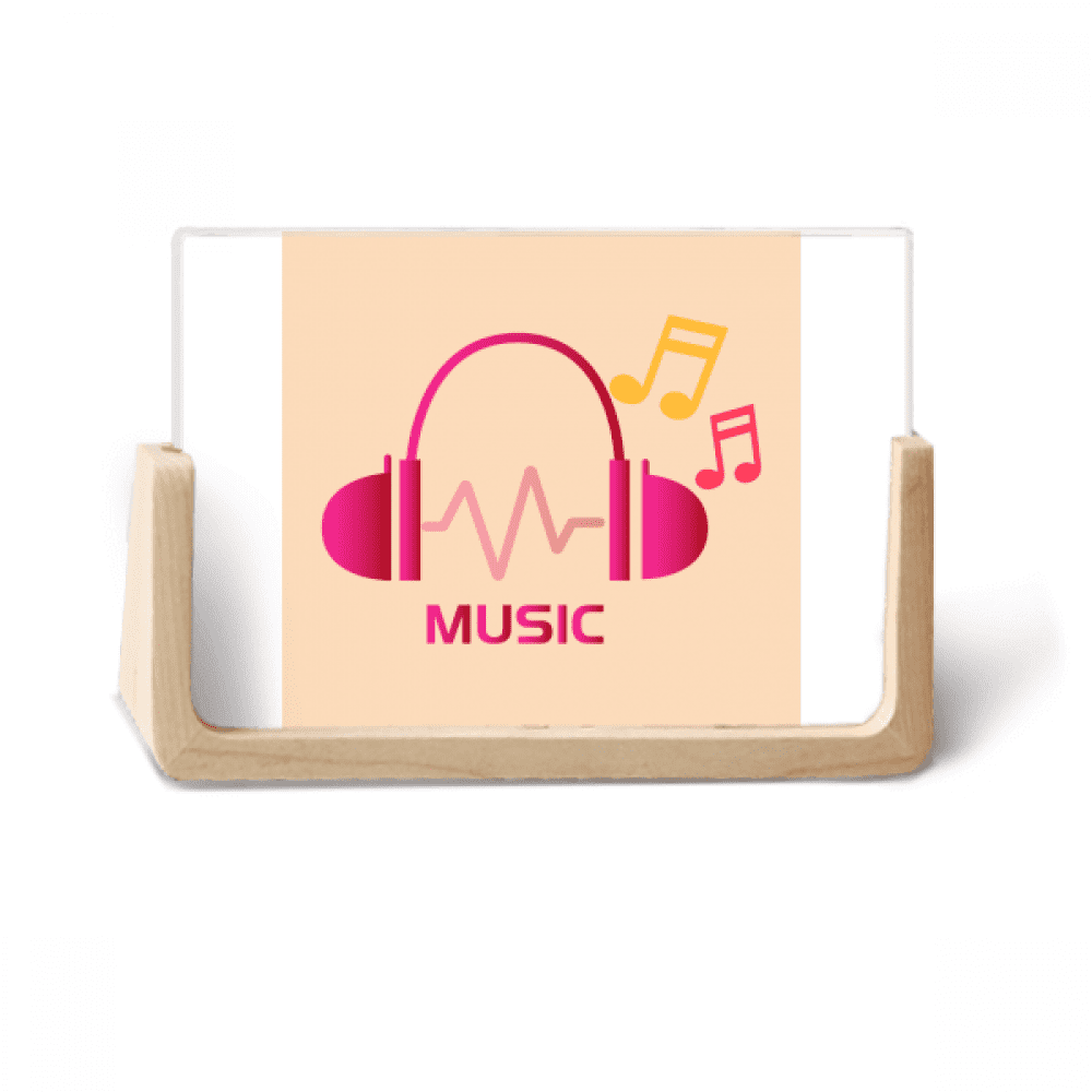 Innervation Musical Headset Photo Wooden Photo Frame Tabletop Display ...
