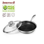 Lexi Home 12” Diamond Tri-Ply Non-Stick, Easy Clean, Oven Safe Frying ...