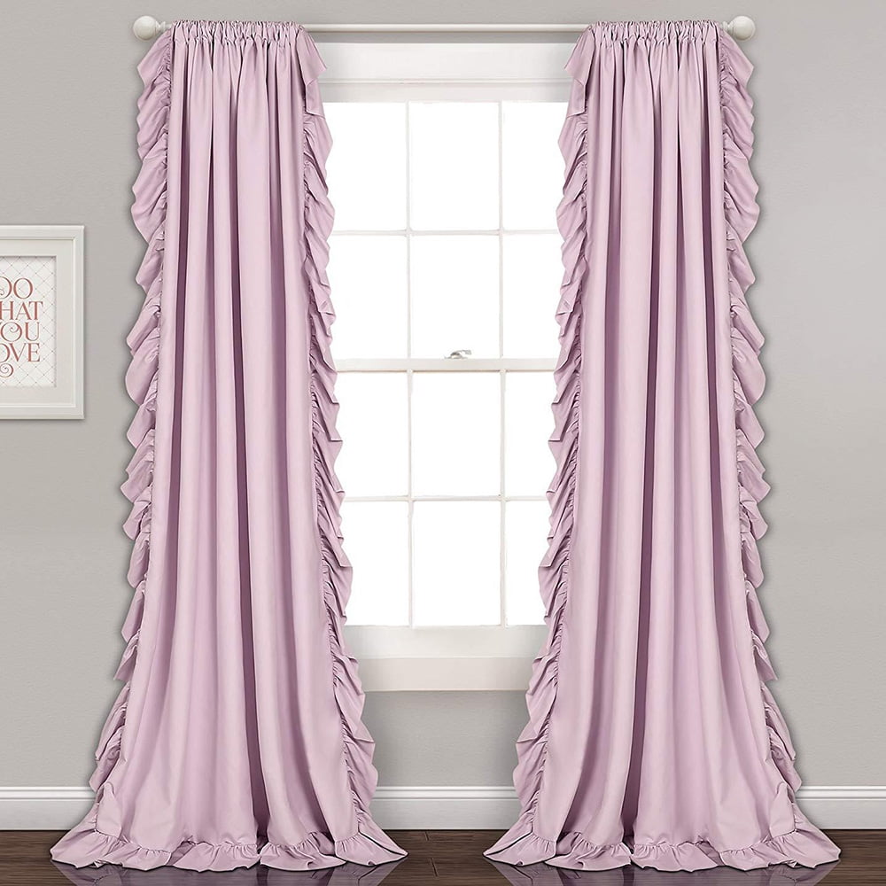 Plain Lavender Curtains