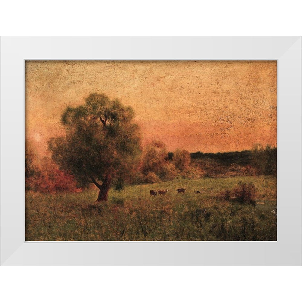 Inness, George in the style of 18x14 White Modern Wood Framed Museum ...