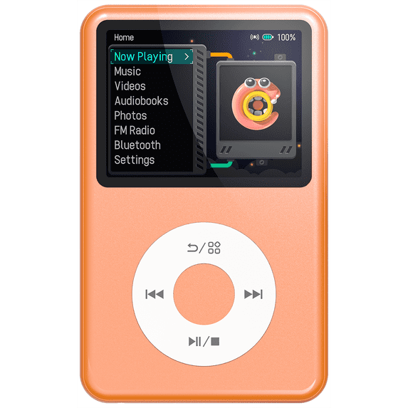 Innioasis 64GB Mp3 Player with Bluetooth, 2.4" Portable Mini HiFi ...