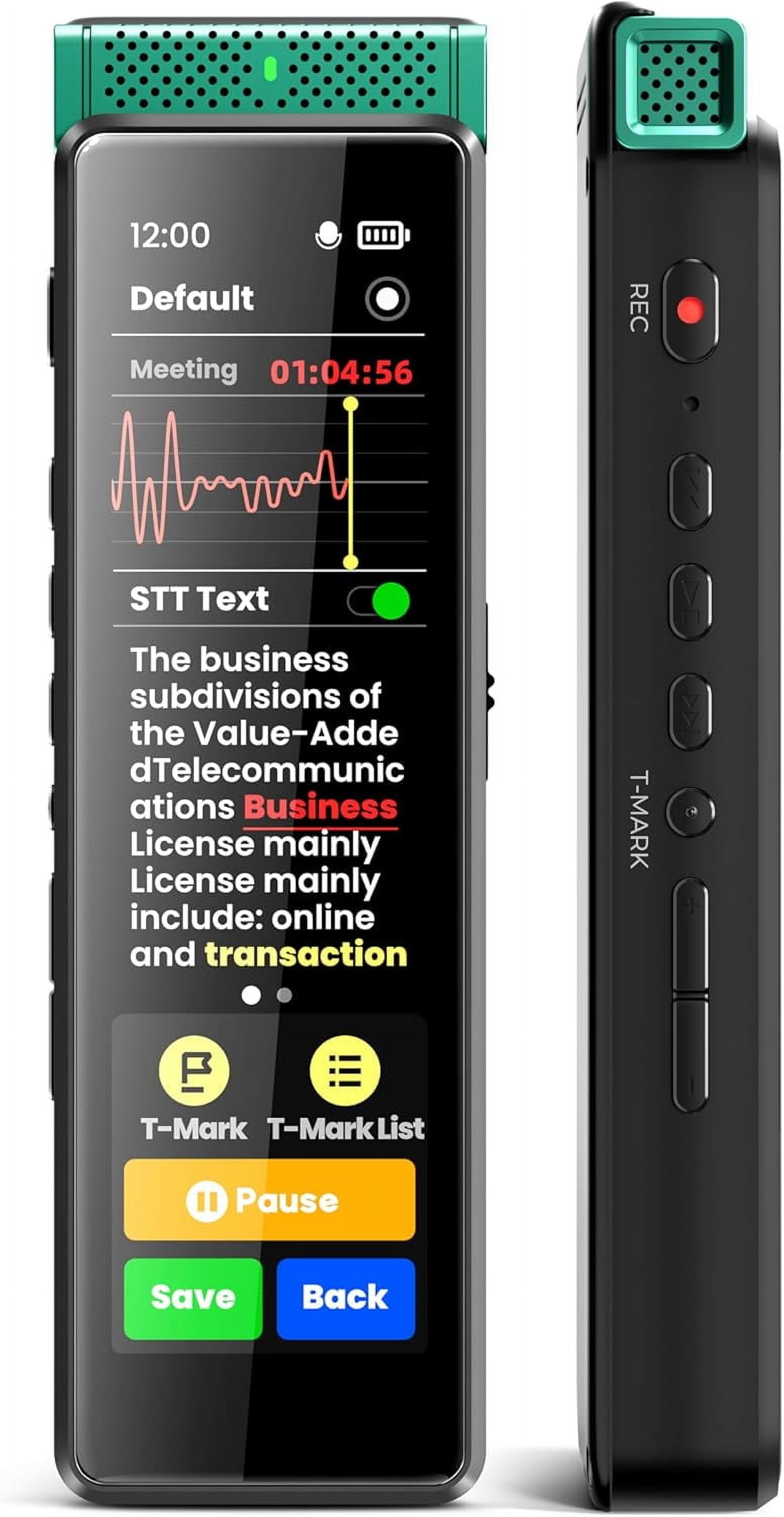 Innioasis 72GB Digital Voice Recorder with Playback, R1 Full ...
