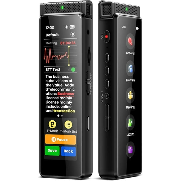 PLAUD AI Voice Recorder, 64GB Memory, App Control, Supports 112 ...