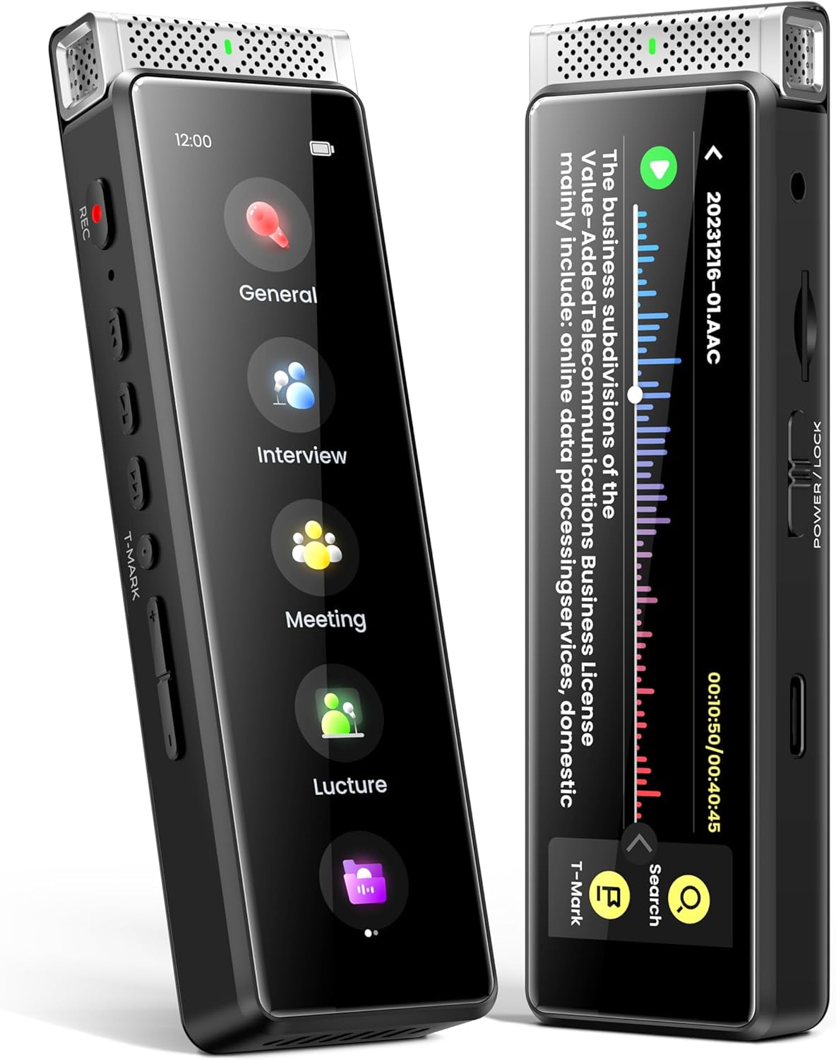 Innioasis 72GB Digital Voice Recorder with Playback, R1 Full ...