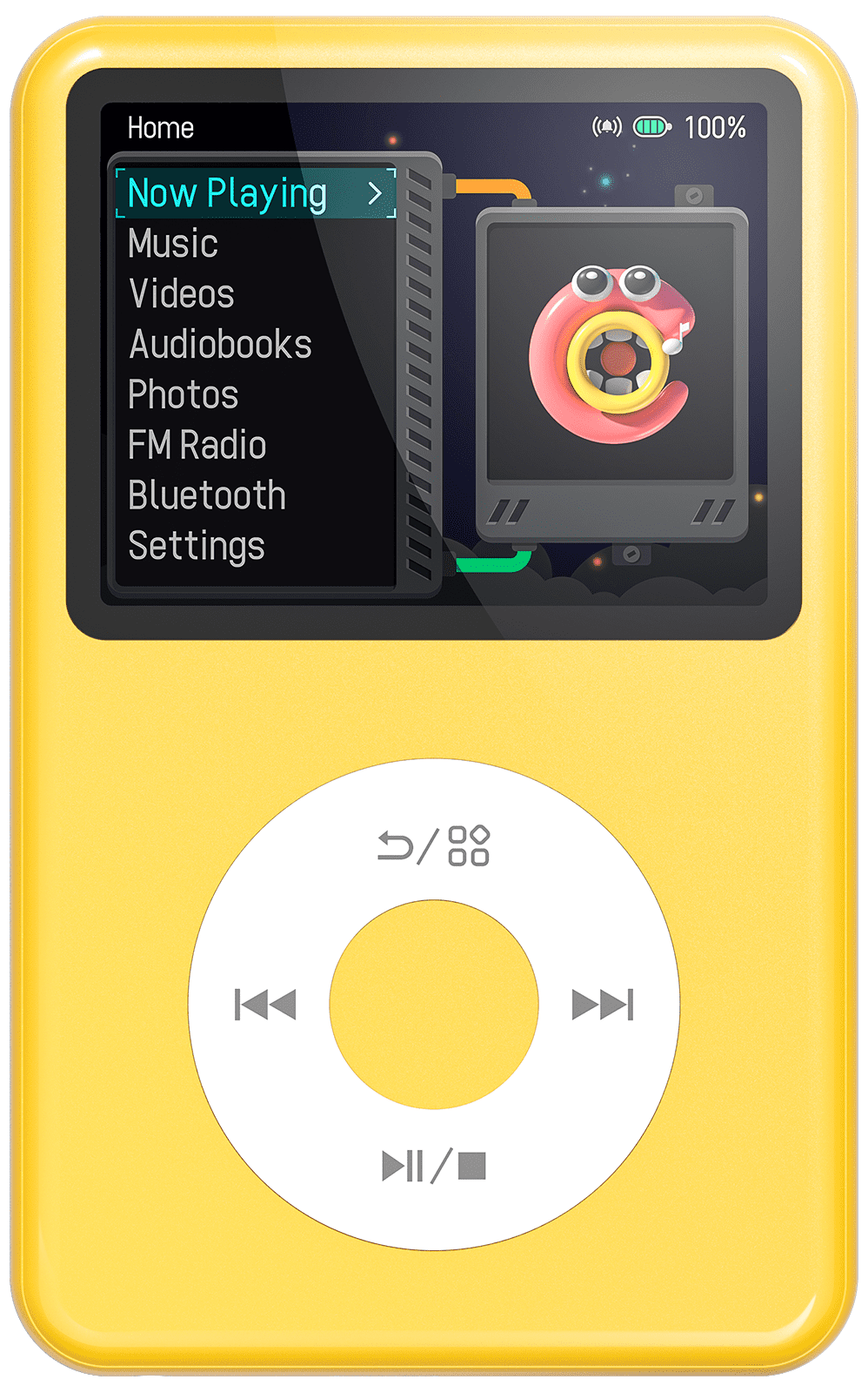 "Innioasis Bluetooth MP3 Player: 2.4"", 128GB, HiFi, FM Radio ...