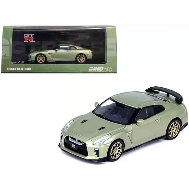 Inno64 1:64 Nissan GT-R R35 (Millennium Jade) Diecast Model Car IN64 ...