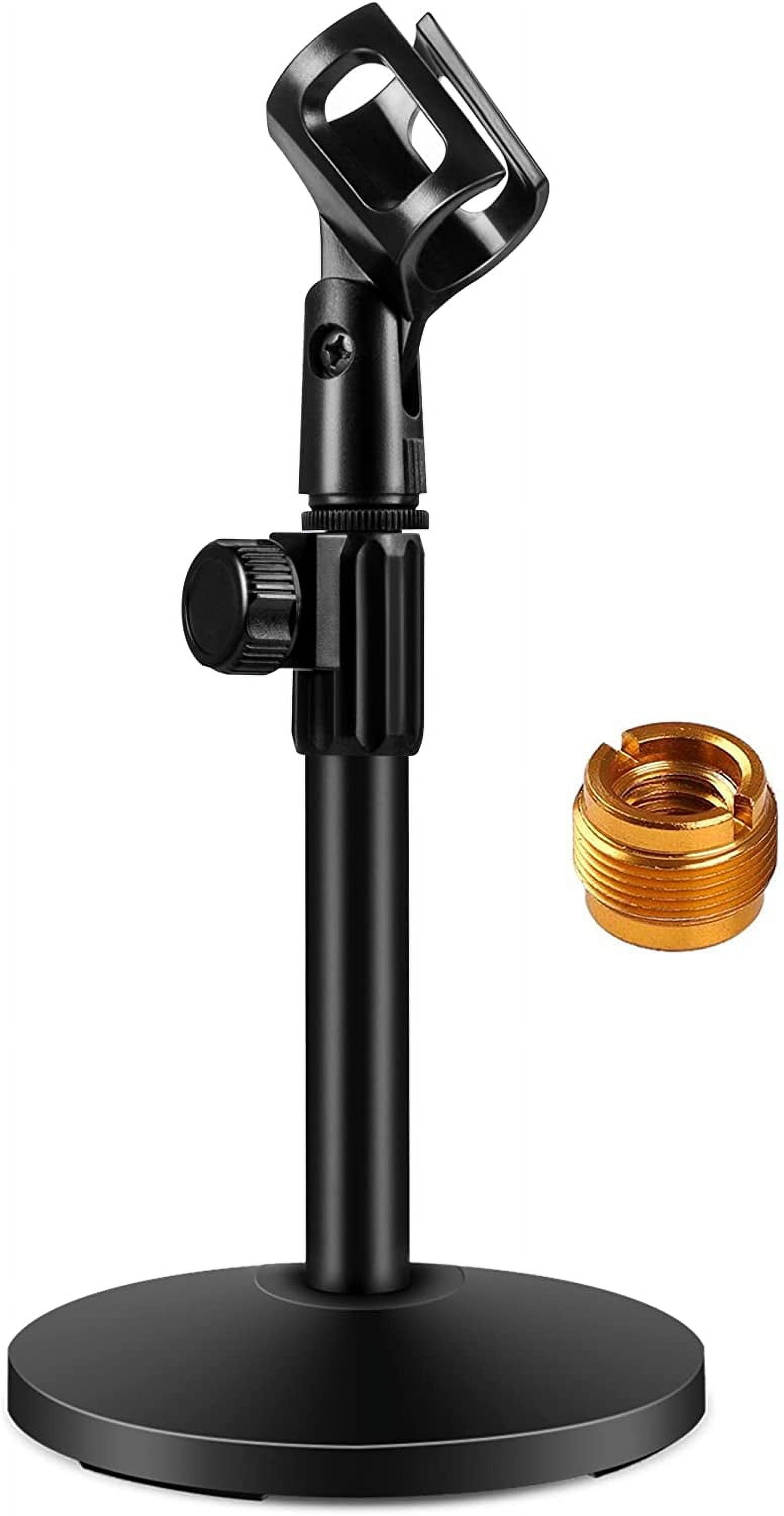 InnoGear Desktop Microphone Stand, Upgraded Adjustable Table Mic Stand ...