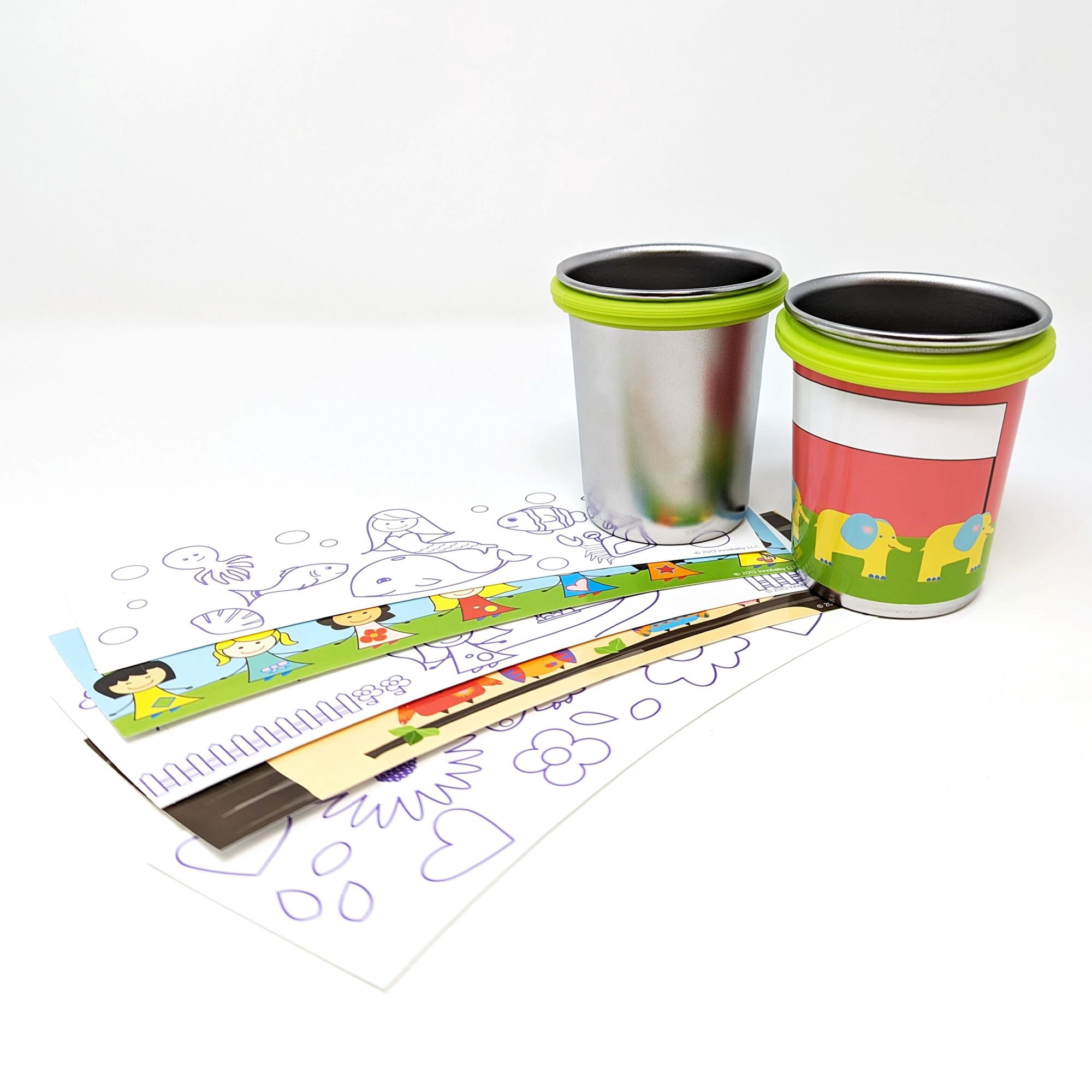 Innobaby Din Din SMART DIY Stainless Cup with Decorative Strips and ...