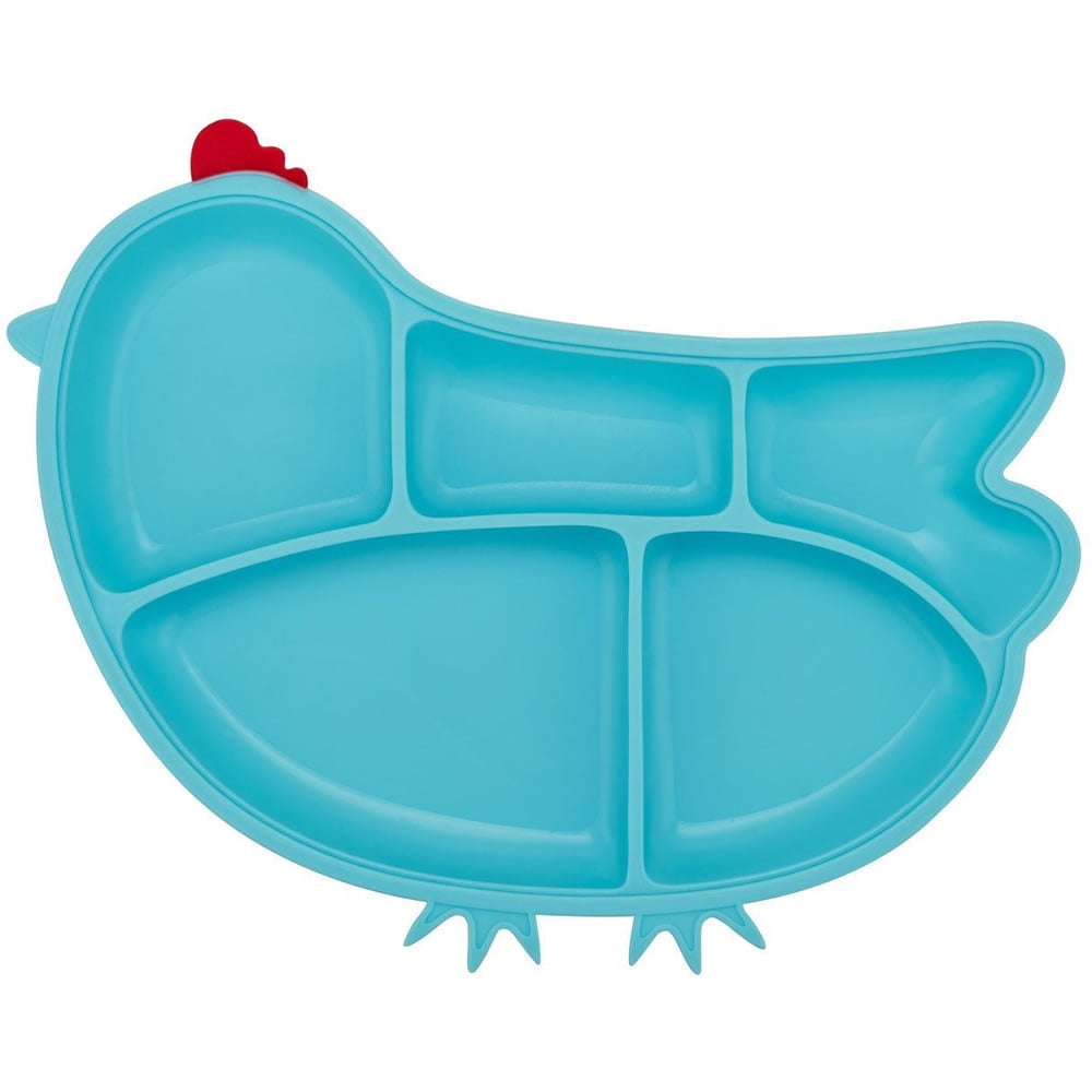Innobaby Din Din Smart Silicone Chicken Plate for Children, BPA Free ...