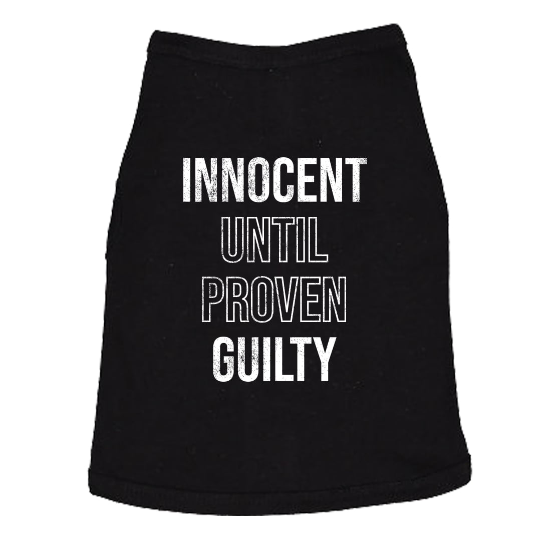 Innocent Until Proven Guilty Dog Shirt Funny Court Defense Bad Behavior ...