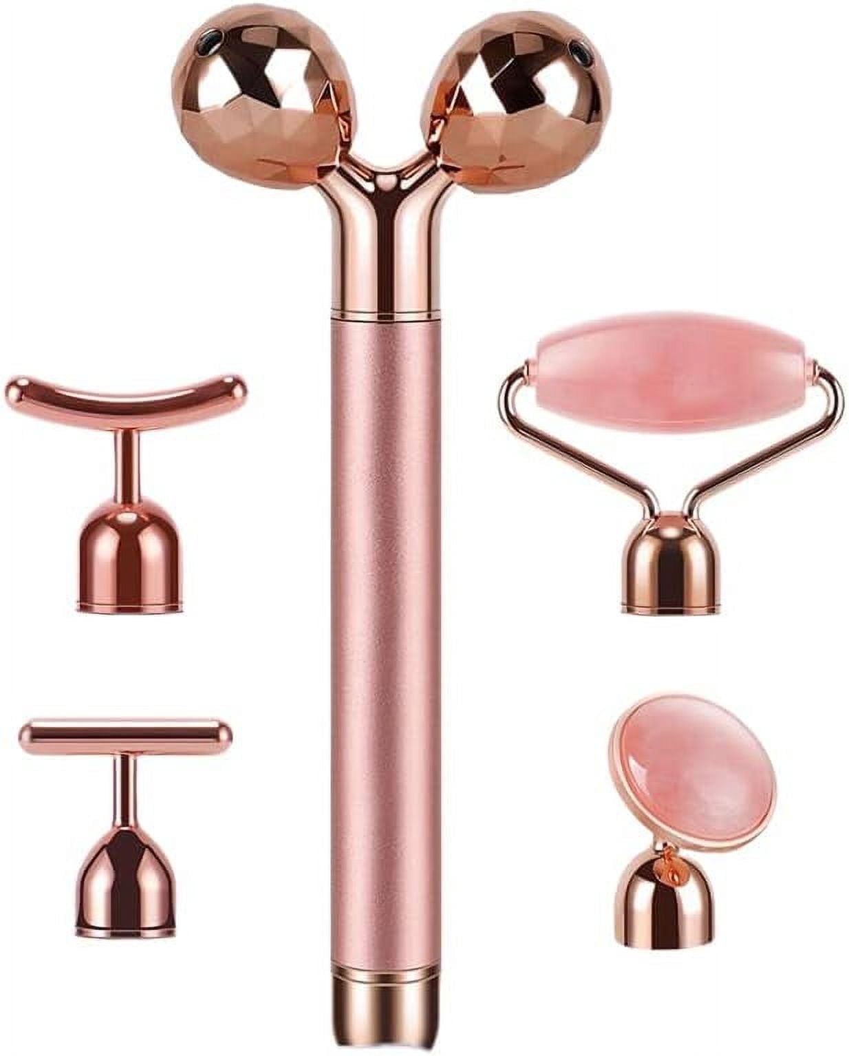 Innotech 5-in-1 24K Gold Beauty Bar Face Massager Electric Vibrating ...
