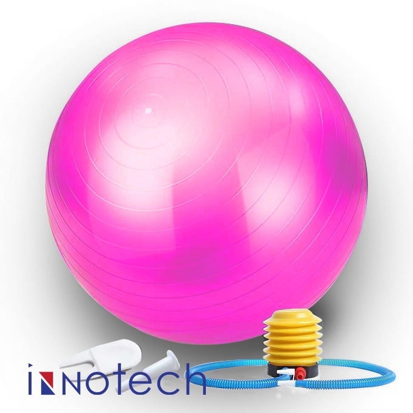 INNOTECHSC Extra Thick Yoga Ball, Anti-Burst PVC, Stability & Pregnancy ...