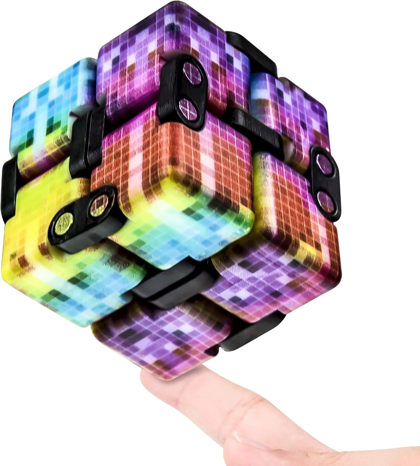 Innotech Infinity Cube Fidget Toy Stress Relieving Fidgeting Game for ...