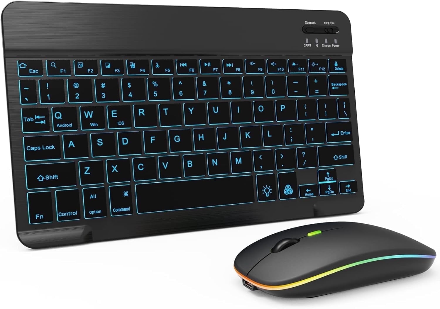 Innotech SC Rechargeable Bluetooth Keyboard and Mouse Combo-7-Color ...