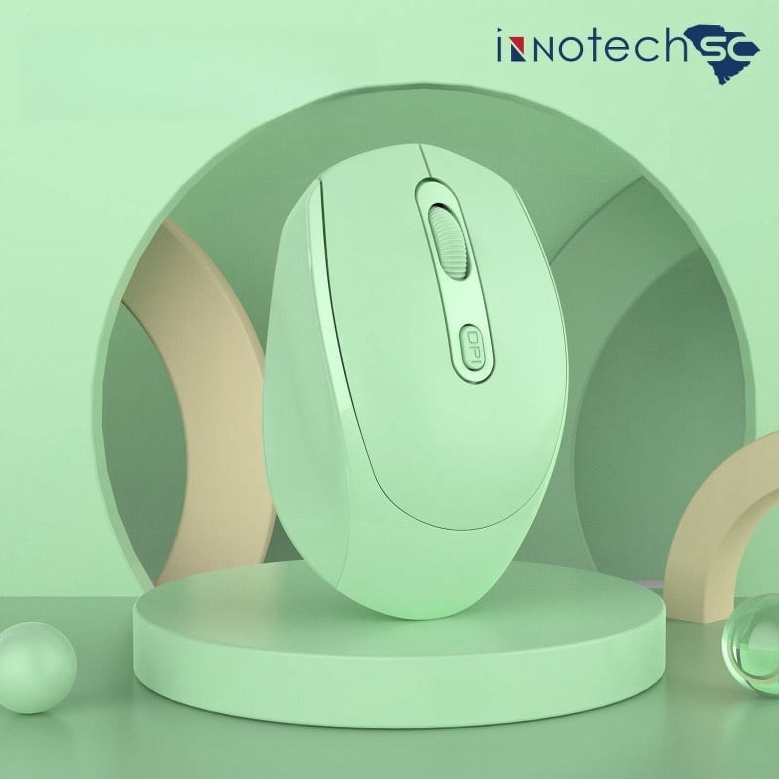 Innotech Sc Wireless Mouse, 2.4G Noiseless Mouse with USB Receiver ...