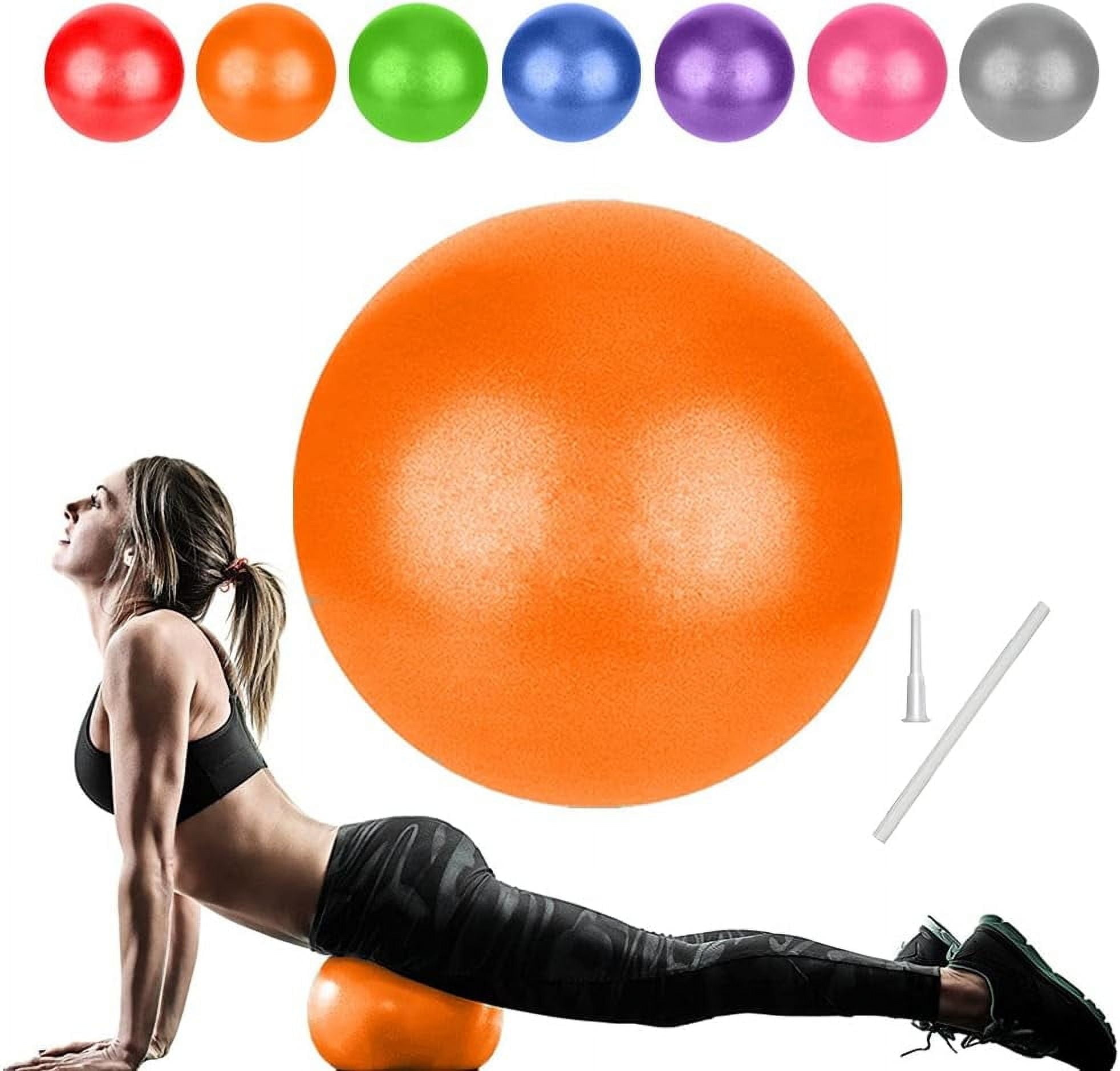 InnotechSC Pilates Ball 9 Inch Core Ball, Small Exercise Ball with ...