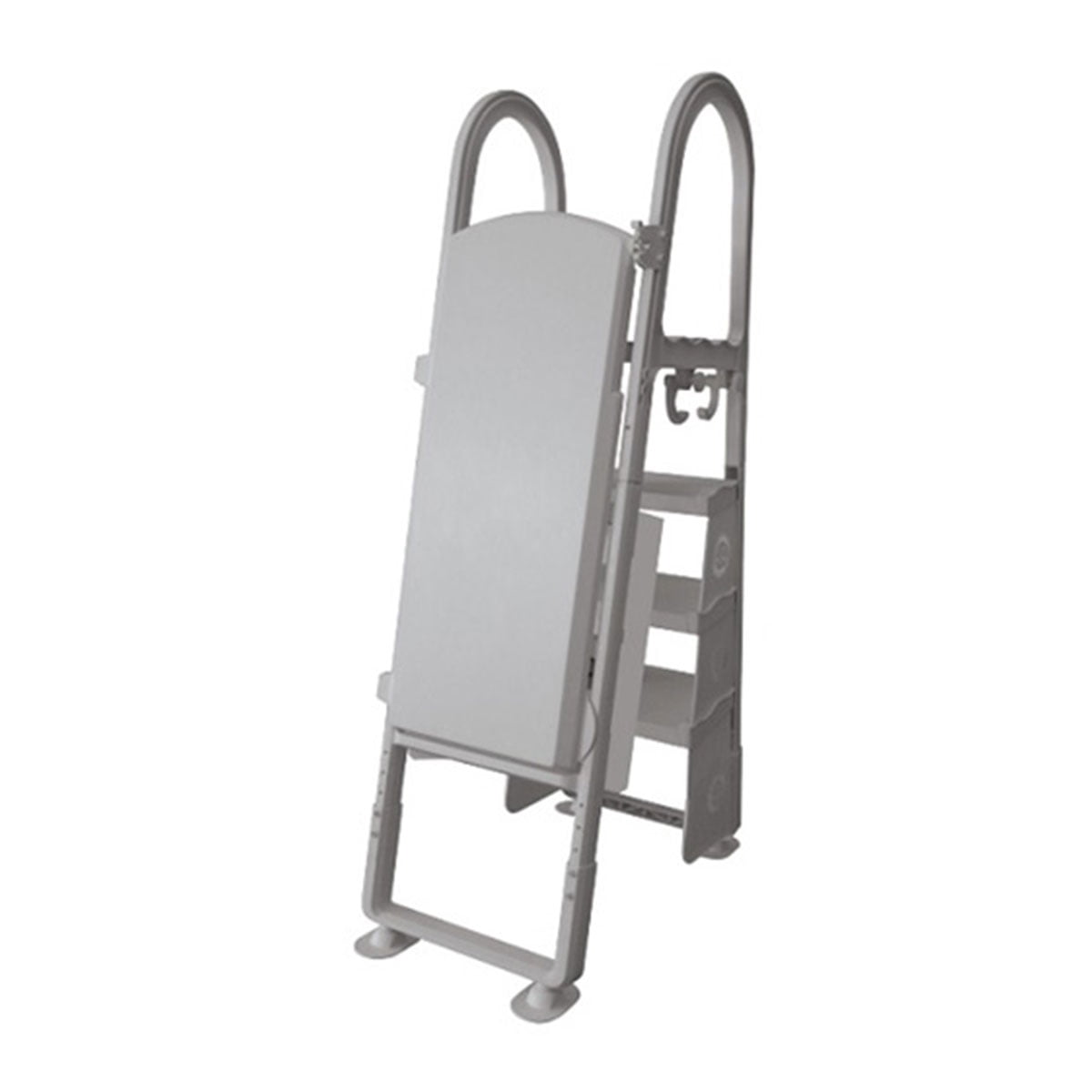 Champlain Plastics 48"-54" Grey A-Frame Deluxe Pool Ladder for Above ...