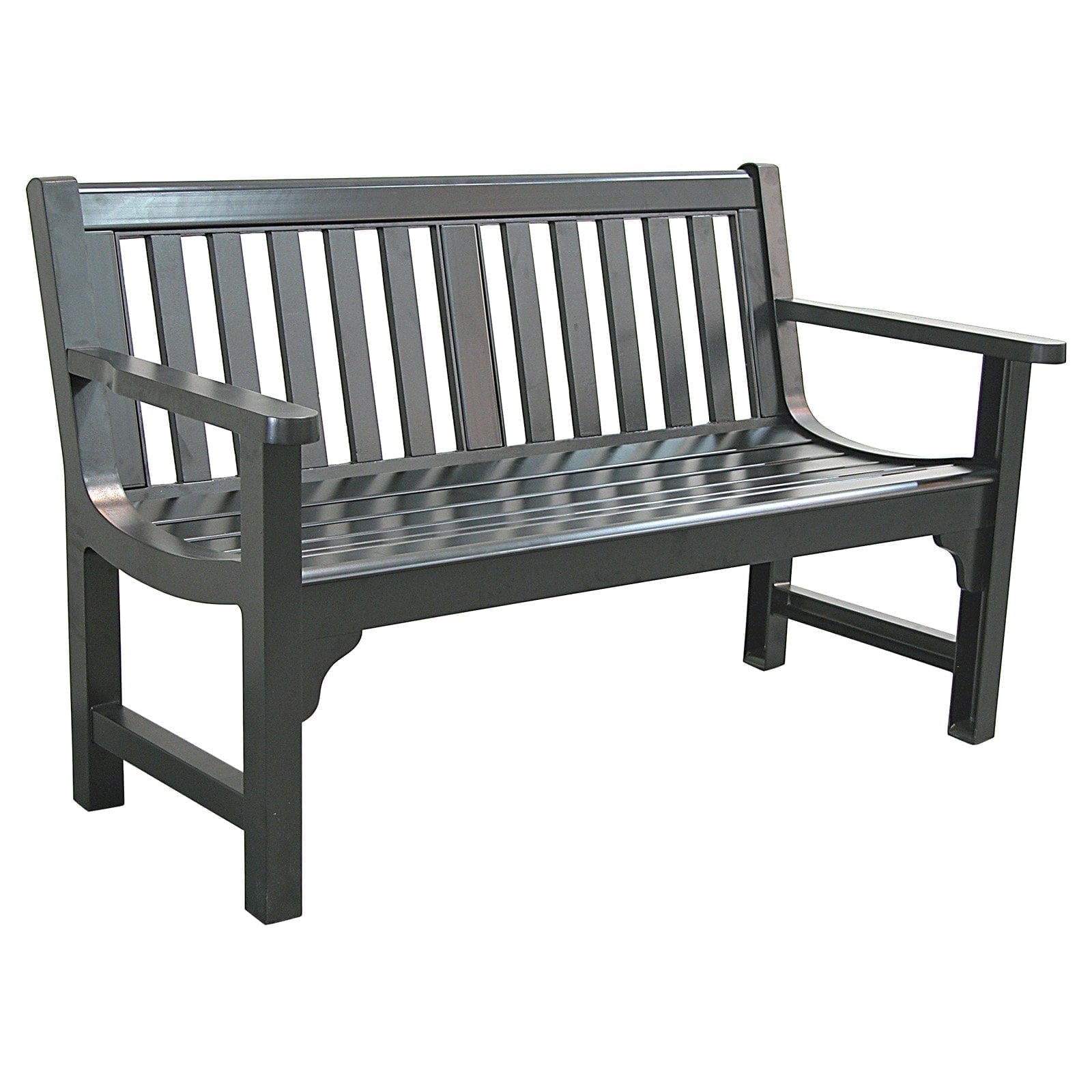 Innova Charleston 4 ft. Cast Aluminum Park Bench - Walmart.com