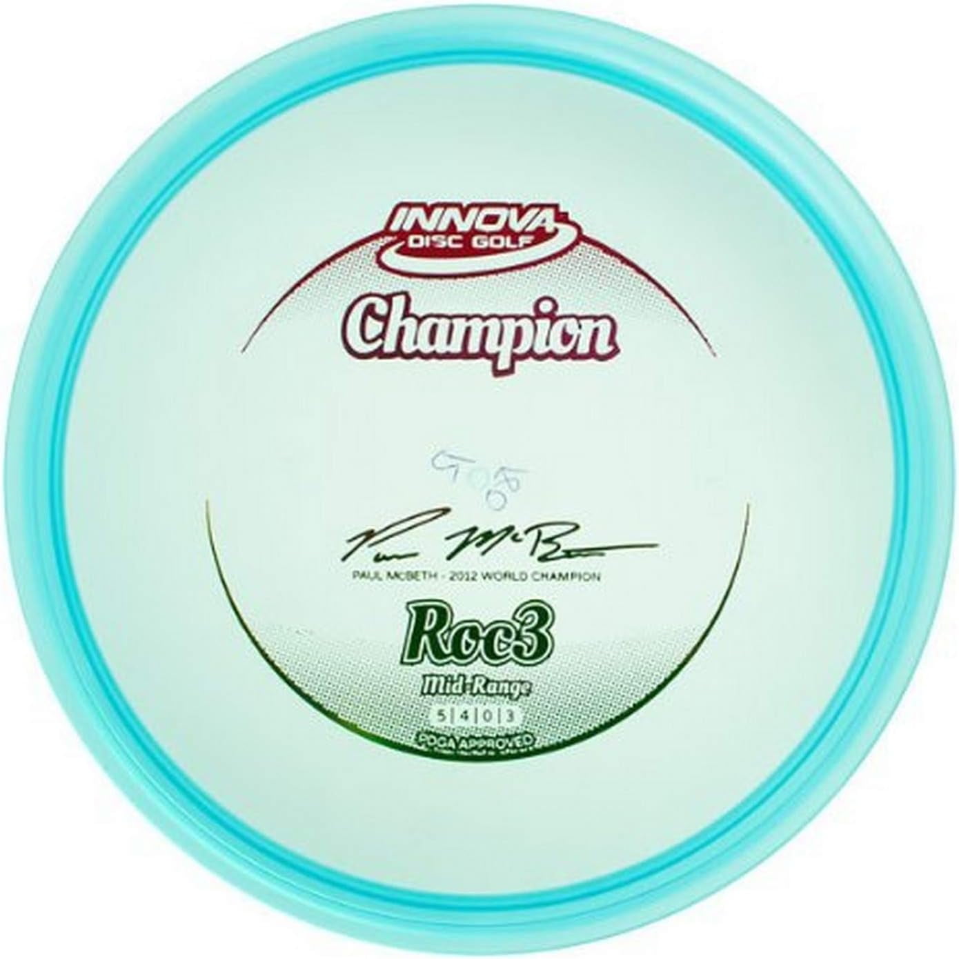 Innova Disc Golf Champion Material Roc 3 Golf Disc, 165-169gm (Colors ...