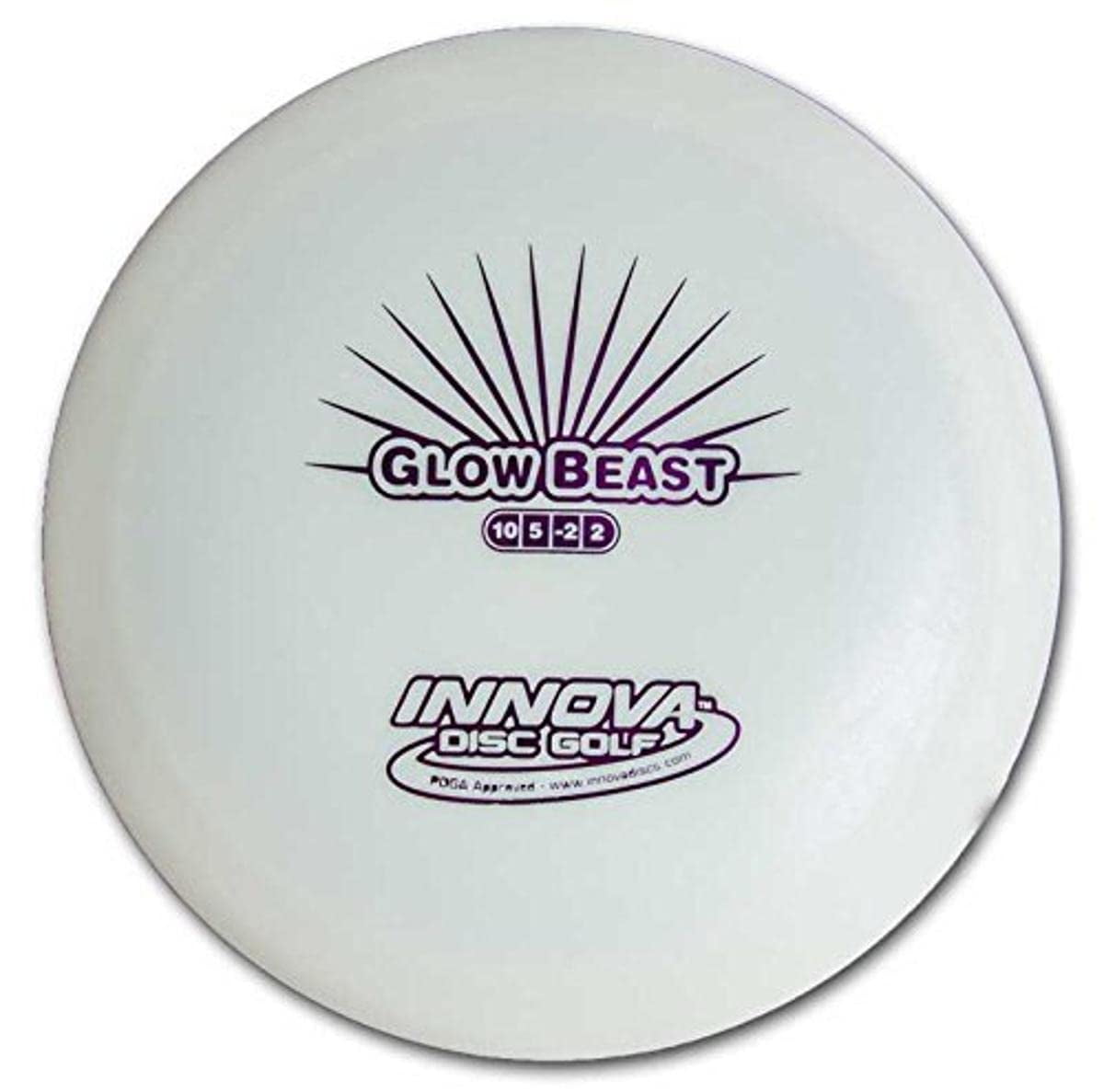 Innova Disc Golf Glow DX Beast Golf Disc, 165-169gm - Walmart.com