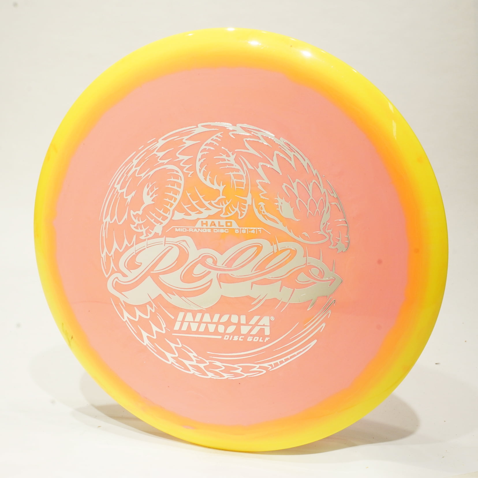Innova Halo Star Rollo Disc Golf Midrange Disc, Pick Your Disc 180g Pink w/ Luster Yellow Halo ...
