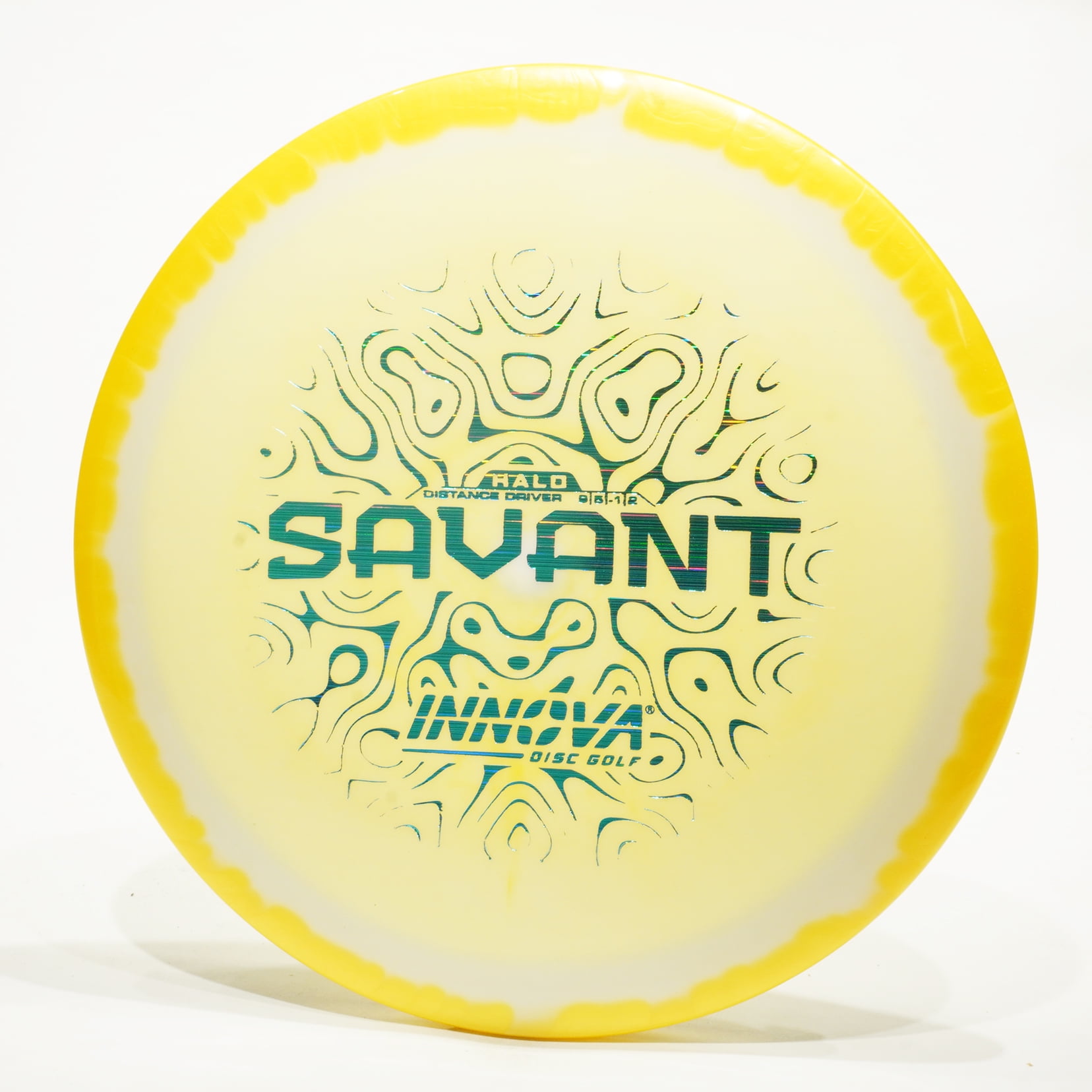 Innova Halo Star Savant Disc Golf Fairway Driver, Pick Your Disc 173-175g White w/ Yellow Halo ...