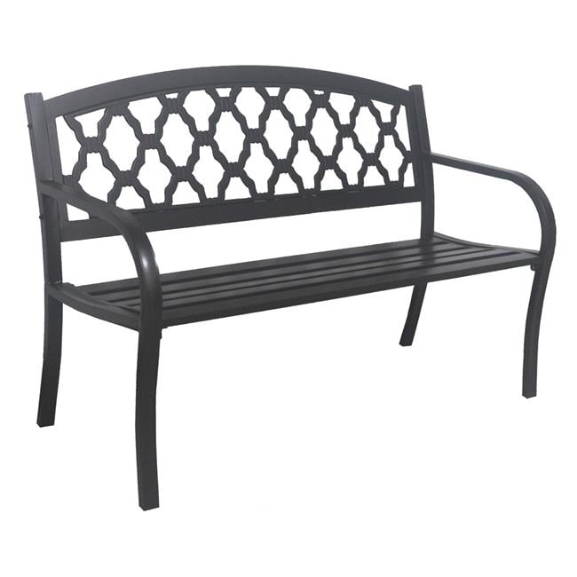 Innova Hearth & Home S521-88 Evelyn Steel Bench, Dark Bronze - Walmart.com