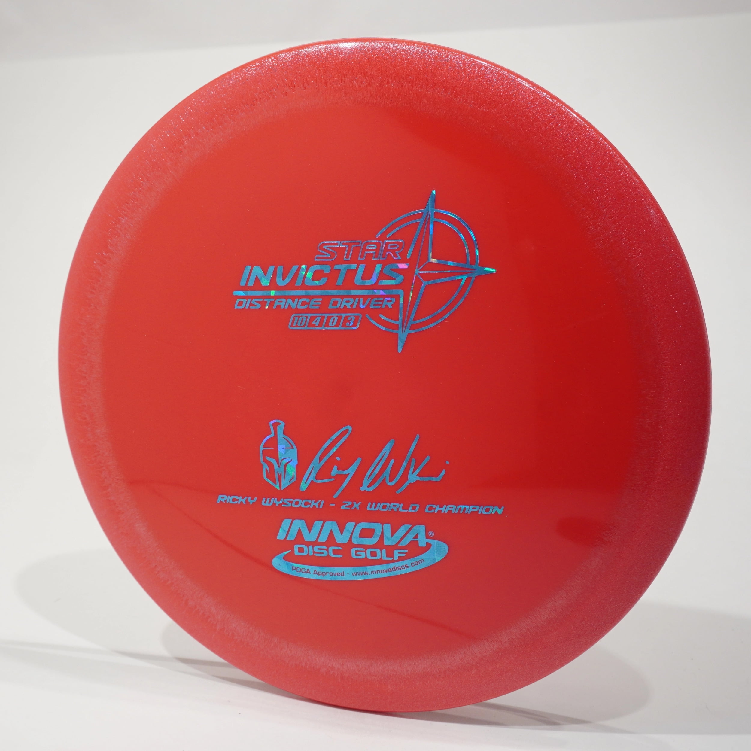Innova Invictus (Star) Ricky Wysocki Signature Driver Golf Disc ...