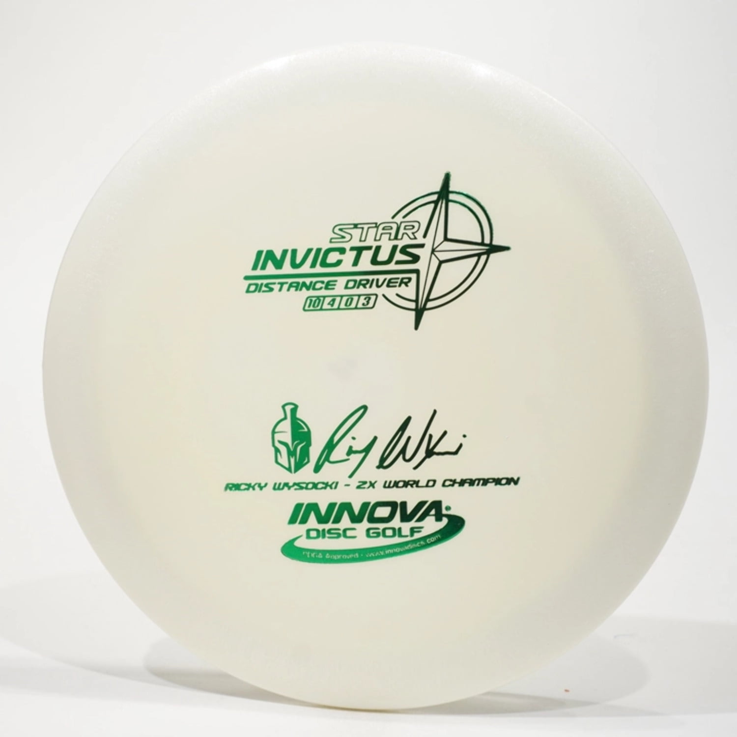 Innova Invictus (Star) Ricky Wysocki Signature Driver Golf Disc ...