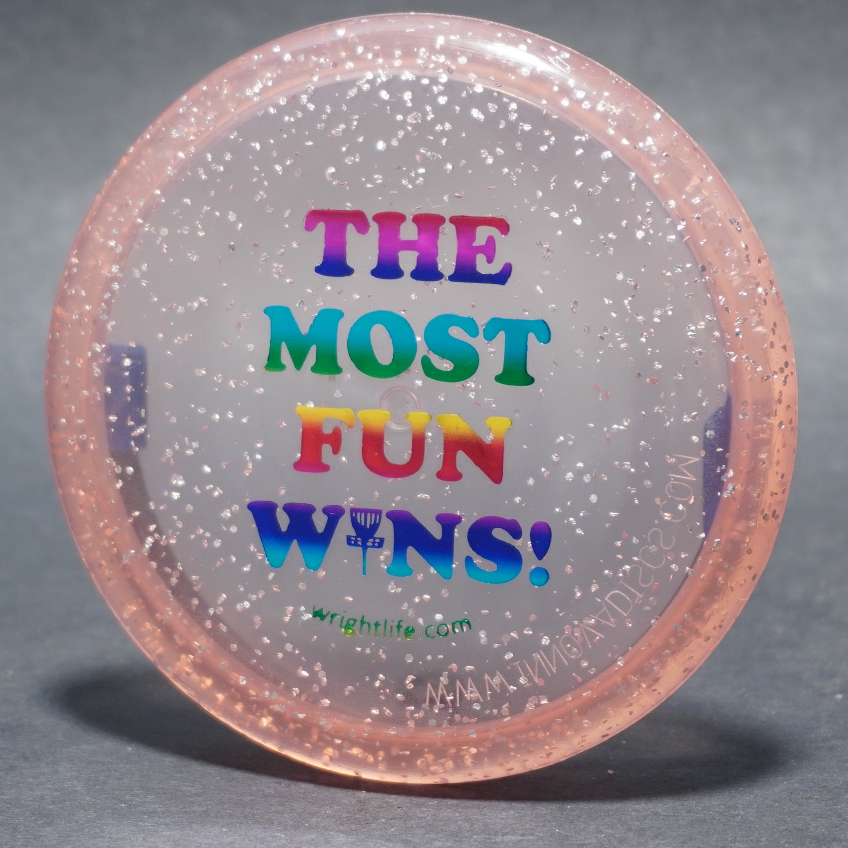 Innova Mini (Metal Flake Champion) The Wright Life Most Fun Wins Peach ...