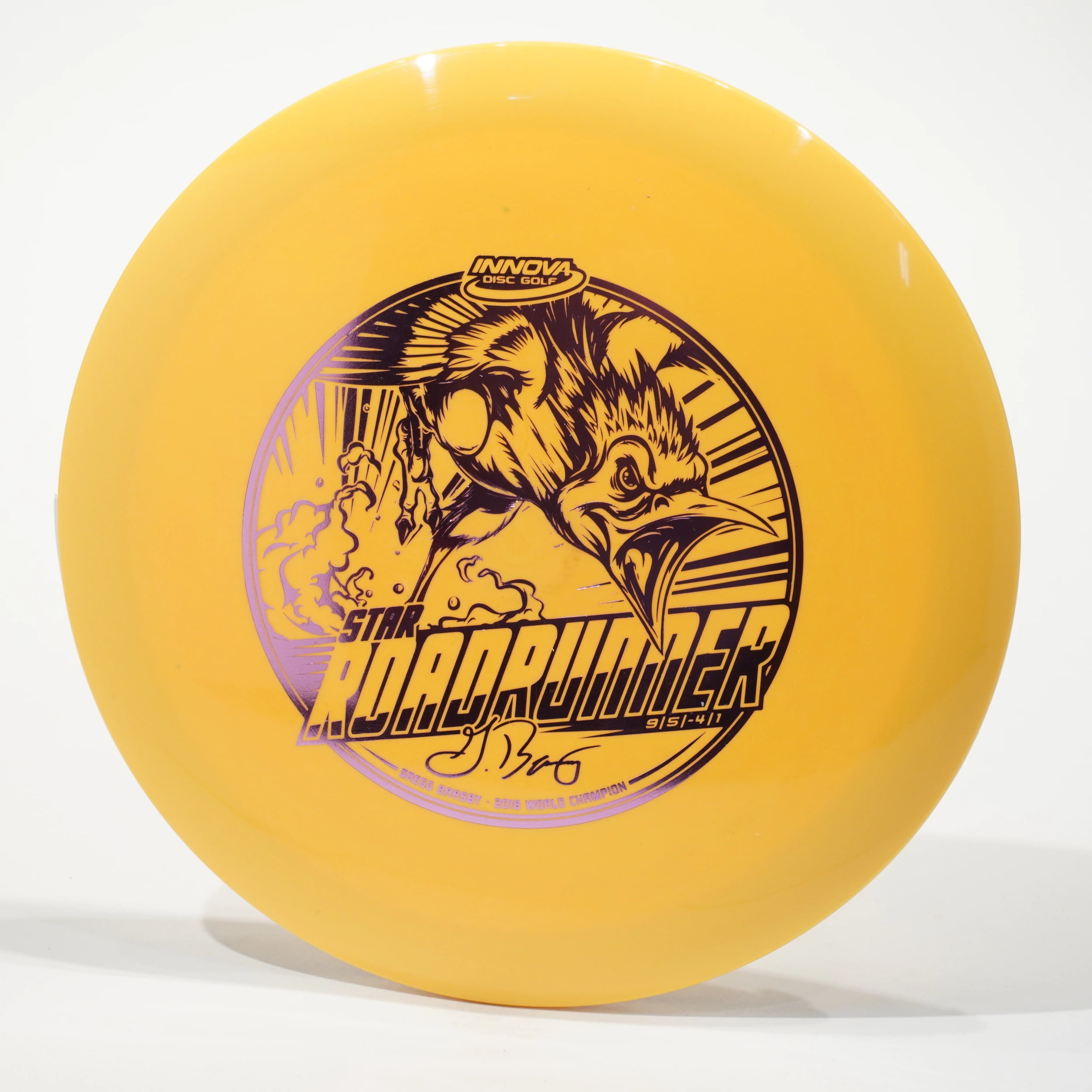 Innova Roadrunner (Star) Greg Barsby Signature Driver Golf Disc ...