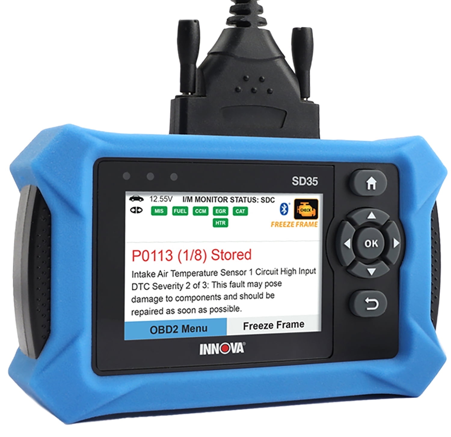 Innova SD35 OBD2 Scanner – ABS, SRS, TPMS & Check Engine Code Reader, Live Data, All System ...