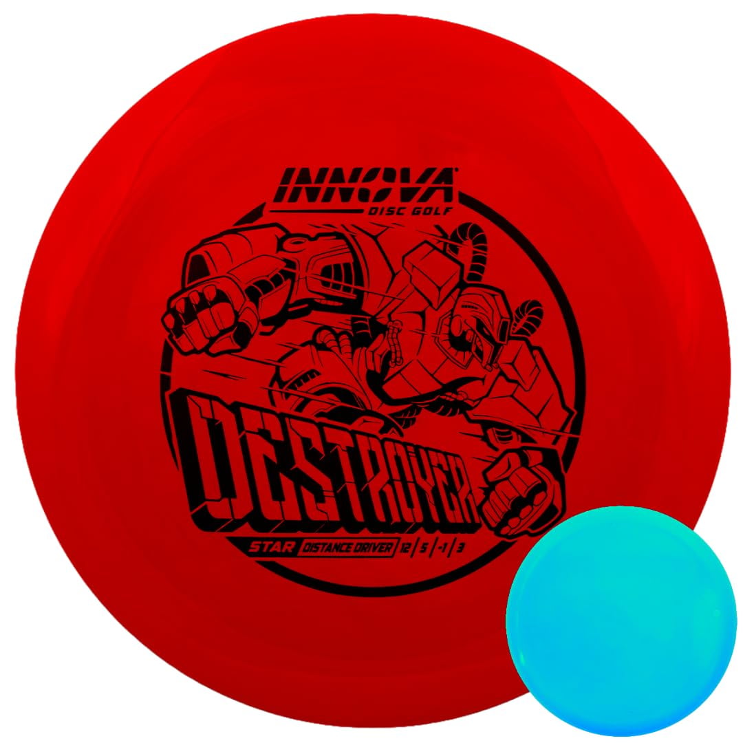 Innova Star Destroyer | Distance Driver Golf Disc + G3T Blank top Mini ...