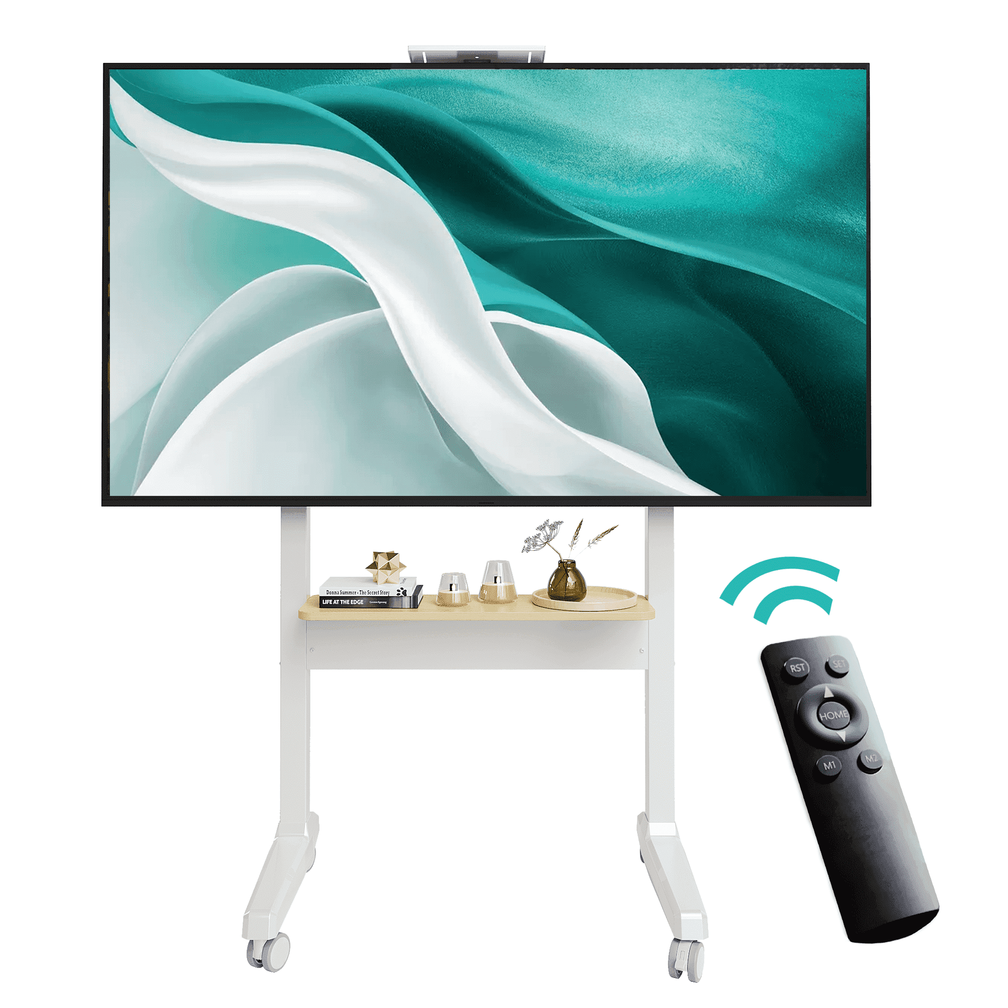 Innovar 37-86" Portable TV Rolling Stand,Remote Control Moblie Floor TV ...
