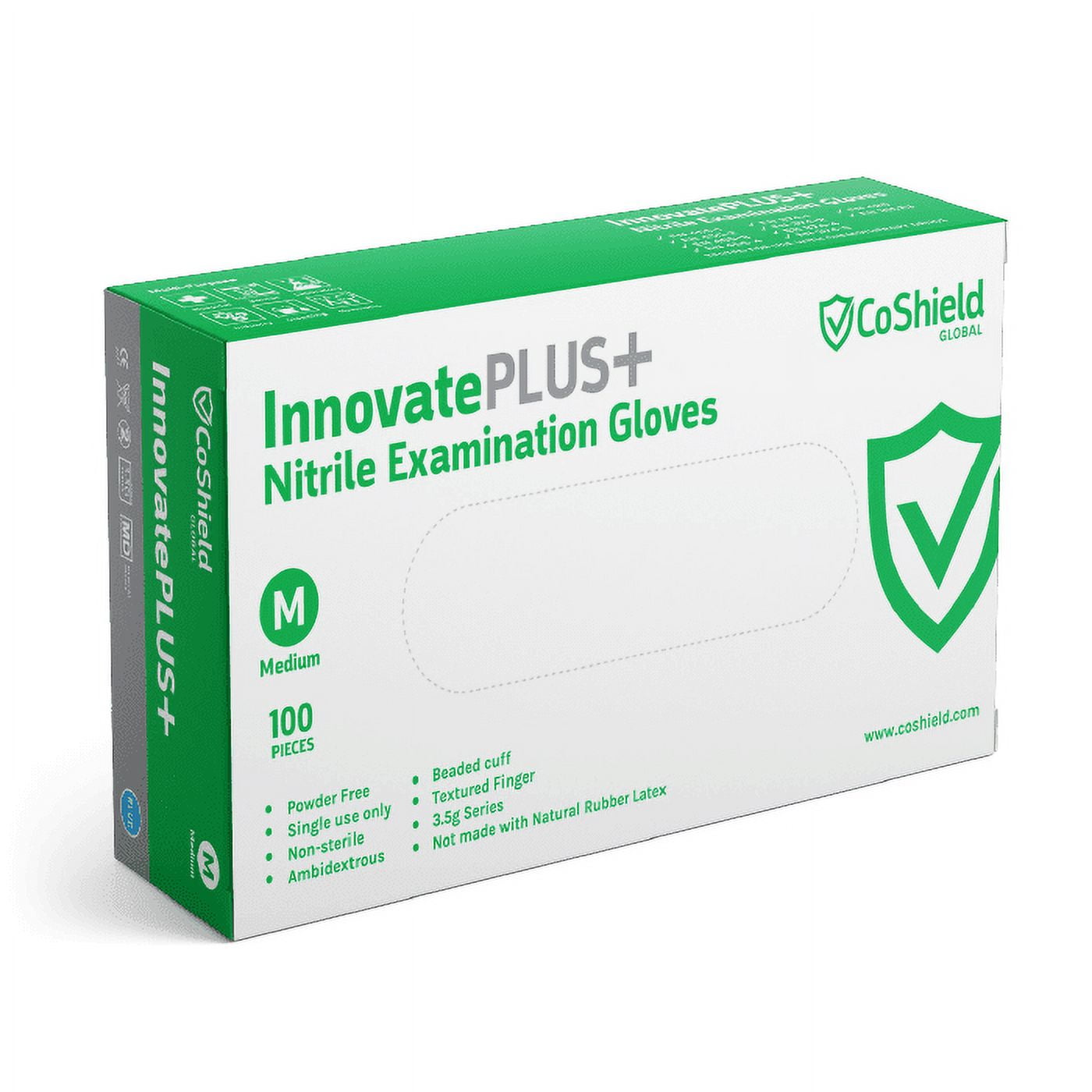 Innovate PLUS+ Blue Nitrile Examination Gloves 4 Mil, Multi-Purpose ...