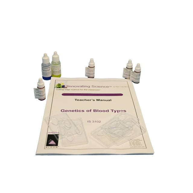 Innovating Science Genetics of Blood Types Kit IS3102 (Simulated Blood ...