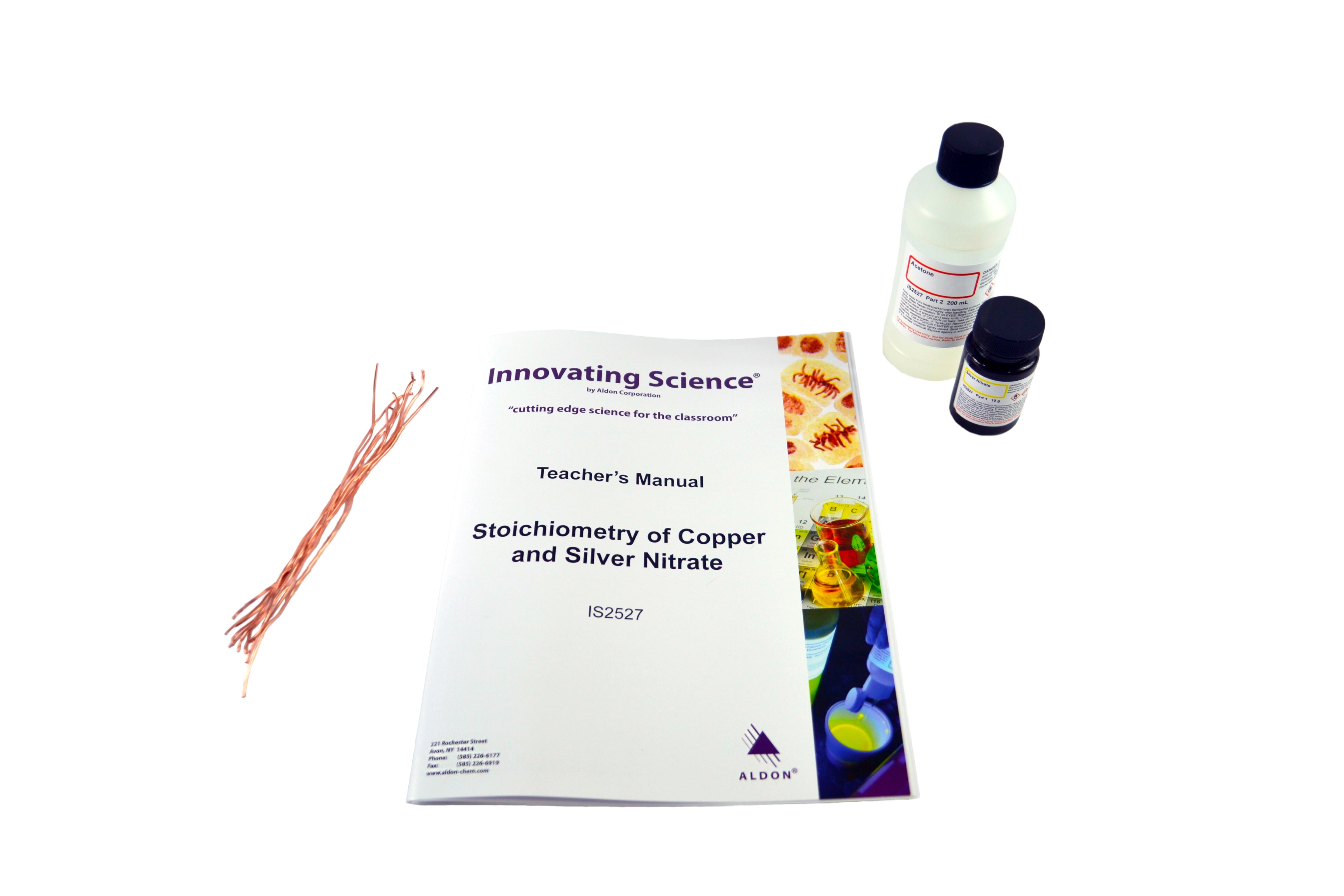 Science Kit - Stoichiometry of Copper & Silver Nitrate - For Teaching ...