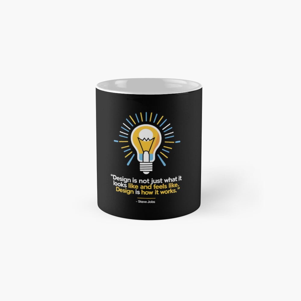 Innovation Lightbulb Design with Steve Jobs Quote Classic Mug - Walmart.com