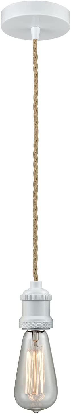 Innovations 100W-10RE-1W Bare Bulb 1 Light 2.75 inch Mini Pendant ...