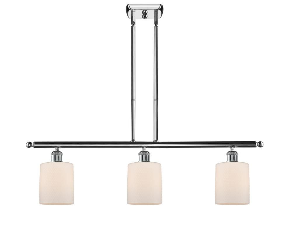 516-3I-PC-G111-LED-Innovations Lighting-Cobbleskill-10.5W 3 LED Island ...