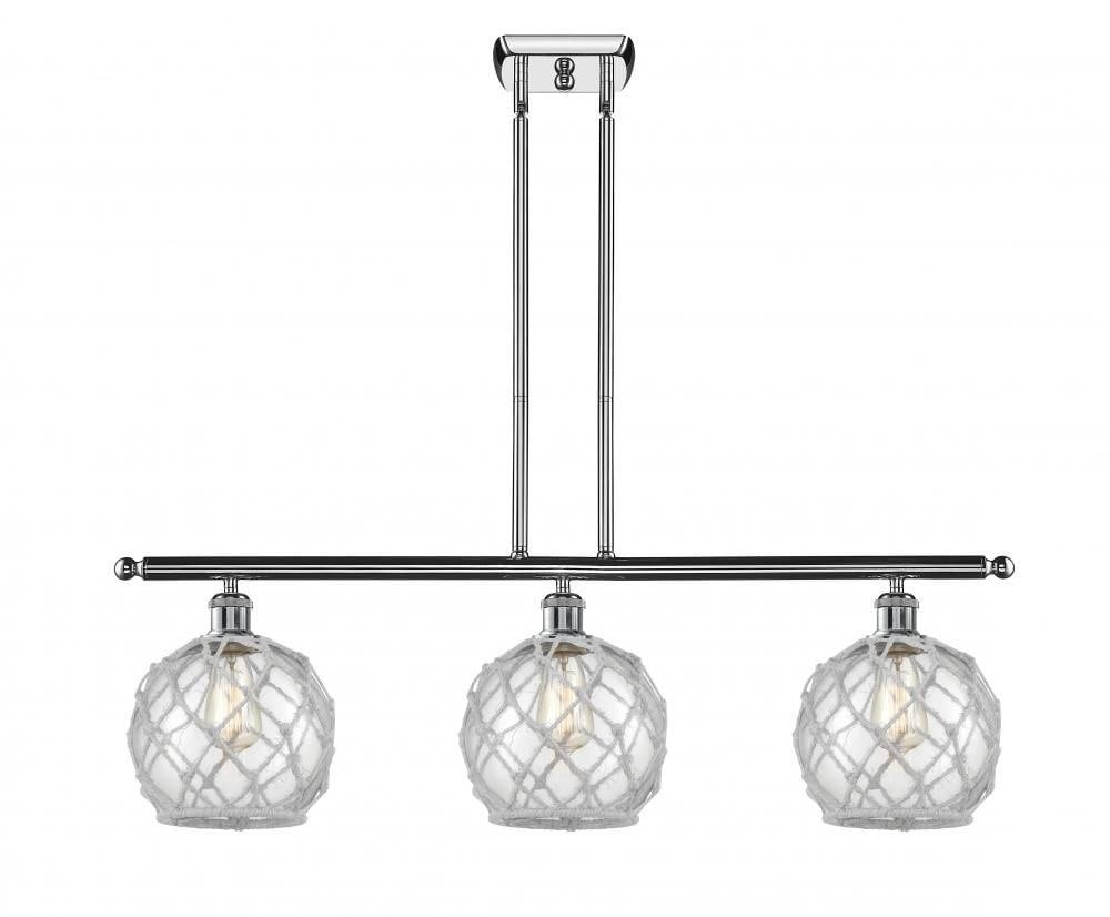 516-3I-PC-G122-8RW-LED-Innovations Lighting-Farmhouse Rope-10.5W 3 LED ...