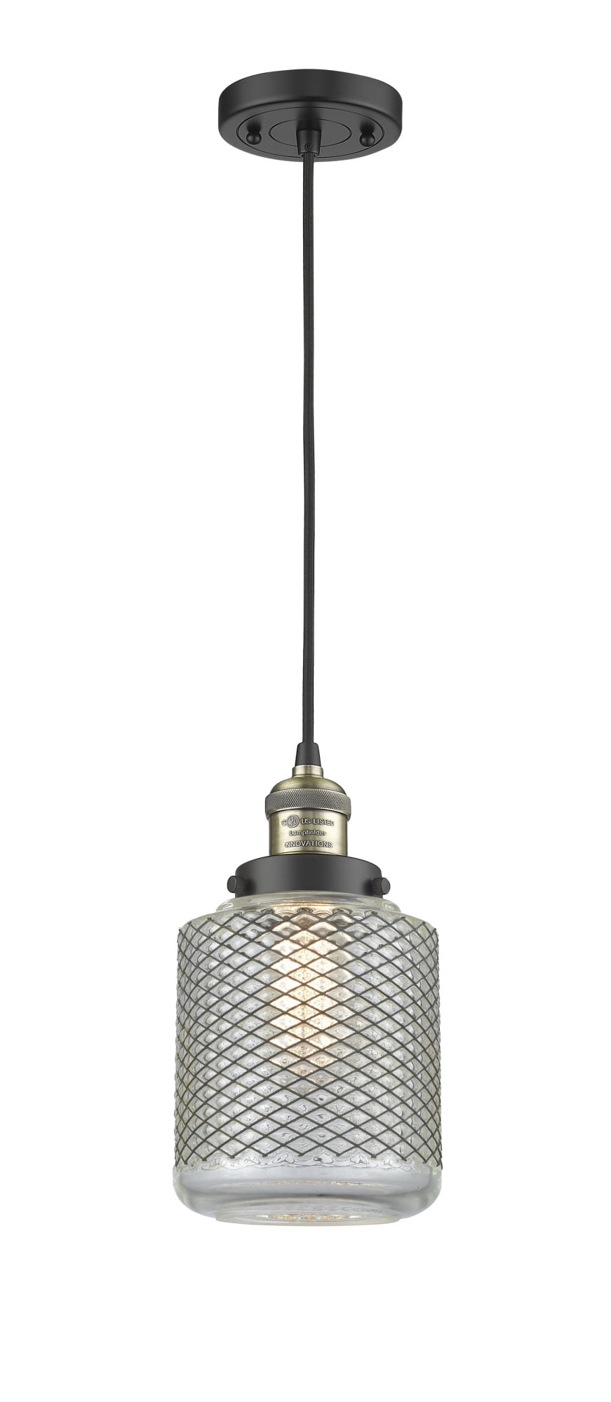 Innovations Lighting 201C Stanton Stanton 1 Light 6" Wide Mini Pendant ...