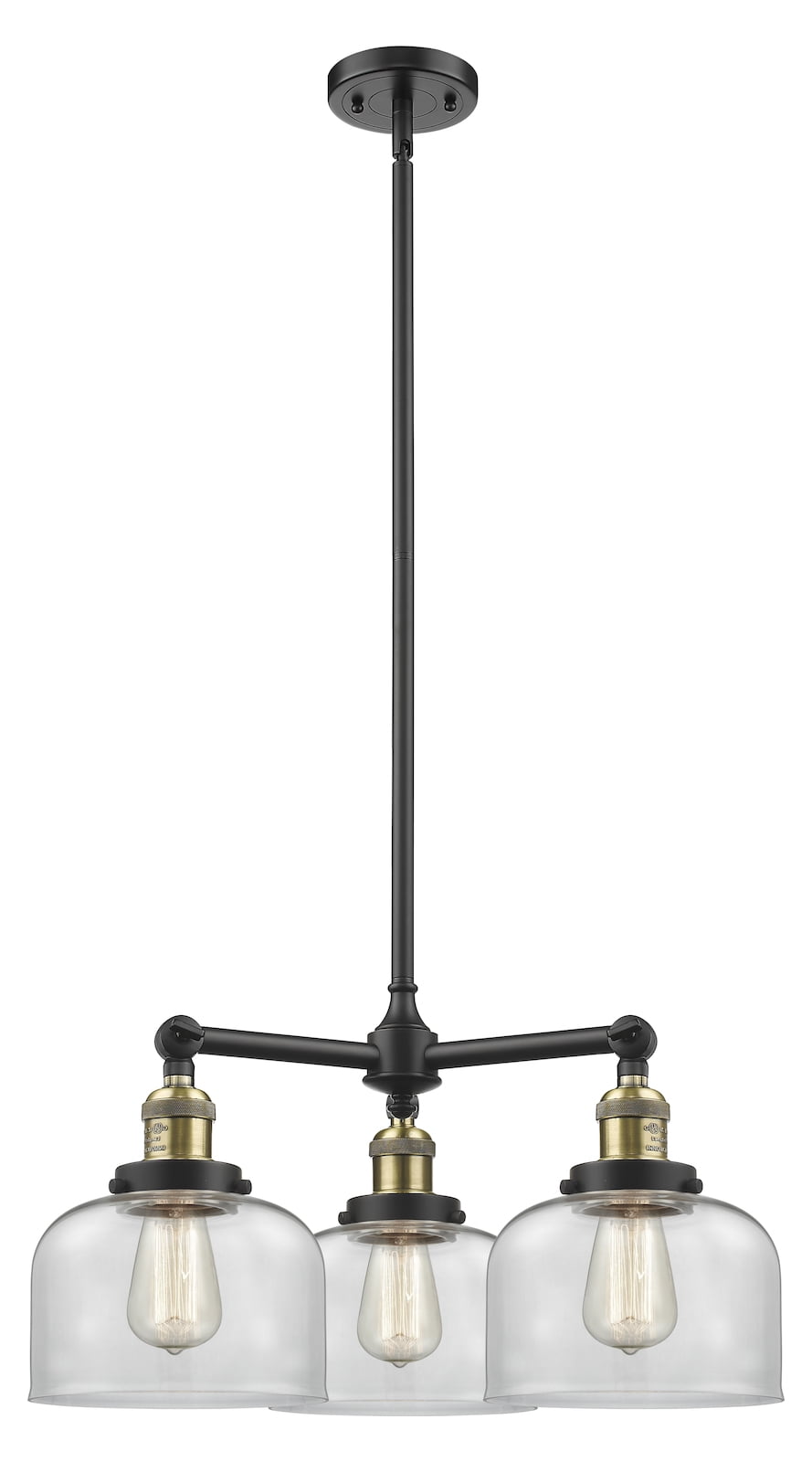 Innovations Lighting 207 Large Bell Large Bell 3 Light 22" Wide ...