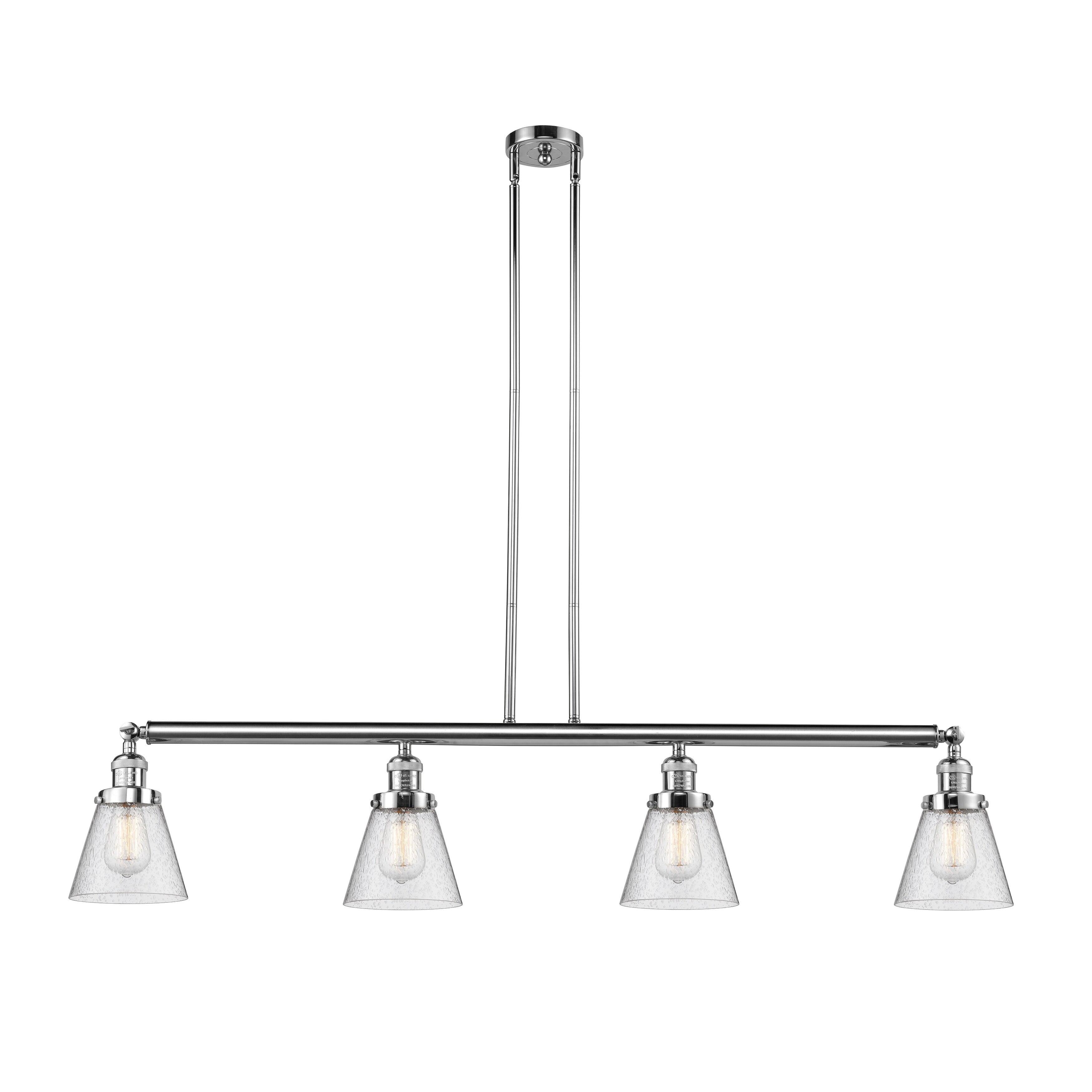Innovations Lighting 214-S Small Cone Cone 4 Light 51" Wide Commercial ...