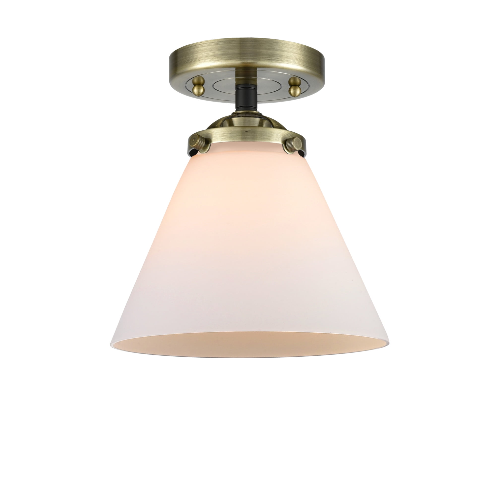 Innovations Lighting 284 Large Cone Large Cone 8" Wide Semi-Flush ...